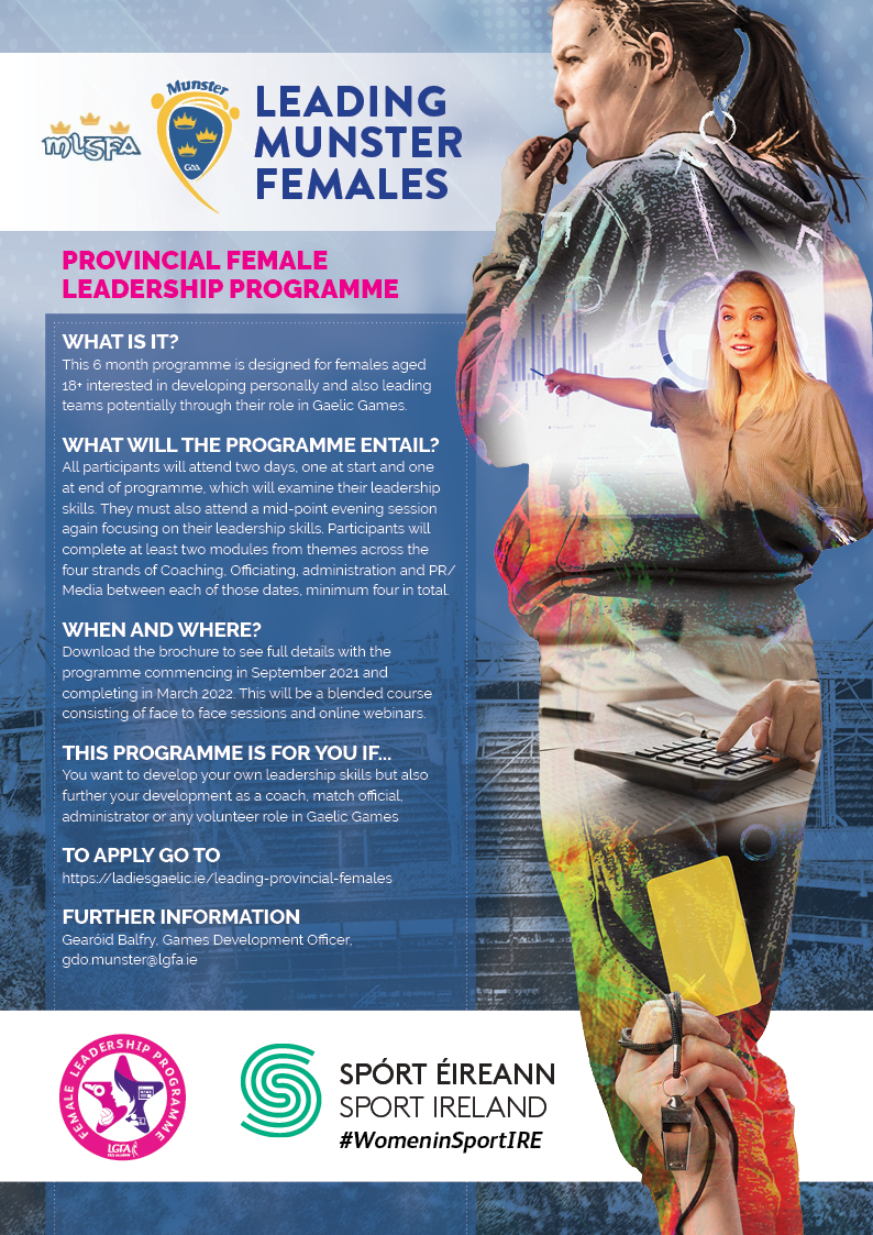 PROVINCIAL FEMALE LEADERSHIP PROGRAMME – Rebel Óg